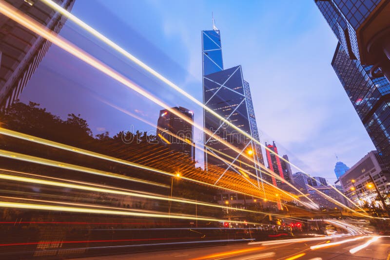 Hong Kong CBD stock image. Image of hong, futuristic - 70695999