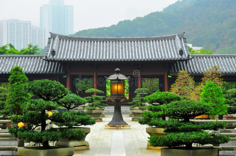 Hong Kong : Chi Lin Buddhist Nunnery Stock Image - Image of nunnery ...