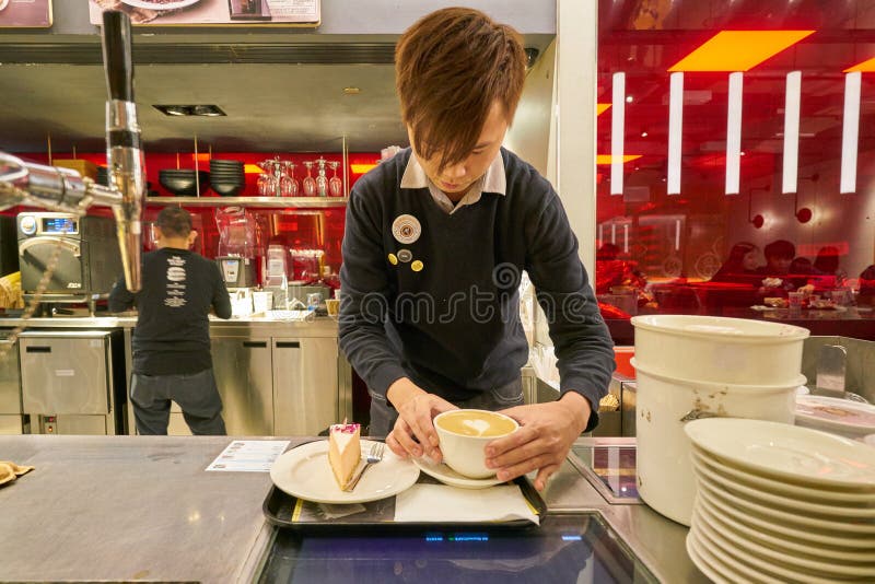 McCafe editorial photo. Image of cheesecake, barista - 157448746