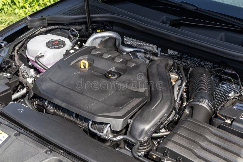 Audi A3 Engine editorial stock image. Image of 2021 - 220492004