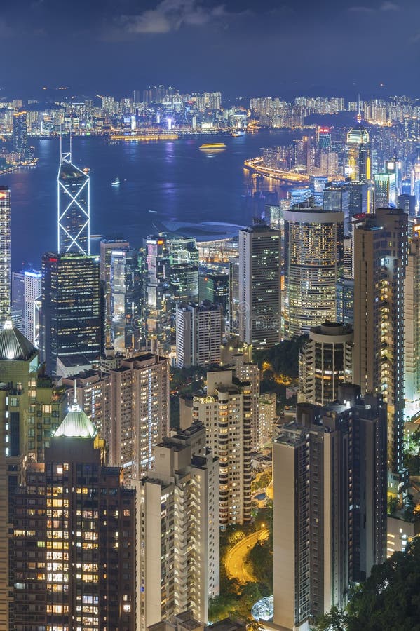 Hong Kong city stock photo. Image of kong, background - 59697398