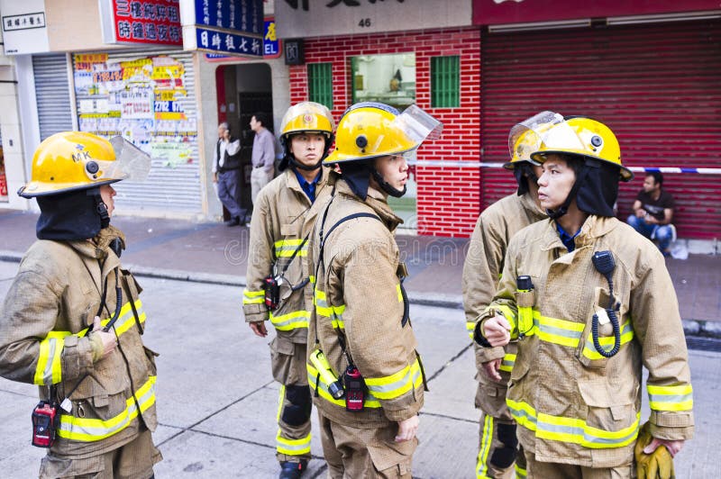 Hong Kong Firefighter editorial photo. Image of firefighter - 22244511