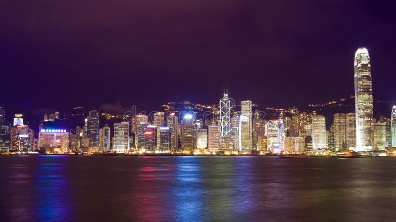 Hong Kong harbour view stock photo. Image of avenue, light - 10919466