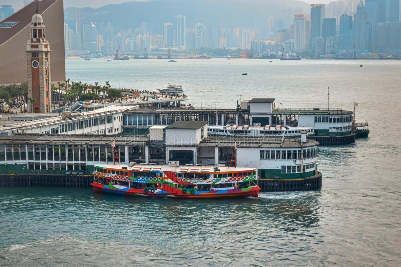 Hong Kong harbour view editorial photography. Image of beautiful ...