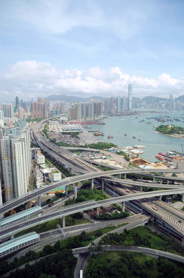 Hong Kong Highways stock photo. Image of busy, infrastructure - 15695714