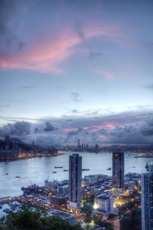 Hong Kong Landscape stock image. Image of dramatic, china - 21330541