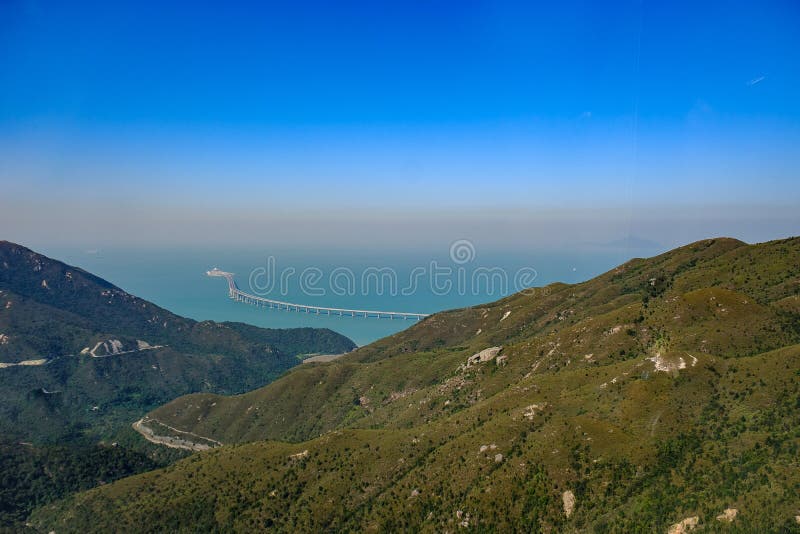 Hong Kong Landscape, Aerial View Stock Photo - Image of high, ping ...