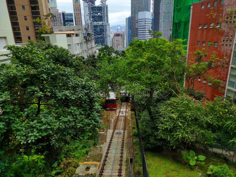 Peak Tramways View from the Bridge Editorial Photography - Image of ...