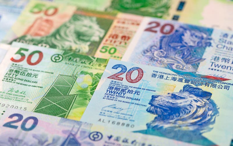 Hong Kong notes stock image. Image of foreign, money - 264274383