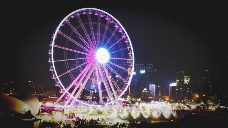 The Hong Kong Observation Wheel Editorial Image - Image of observation ...