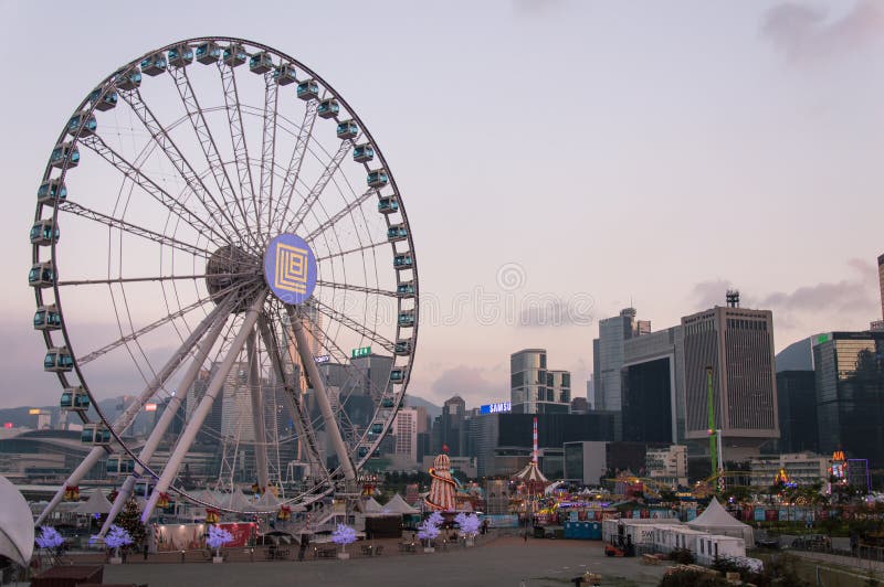 Hong Kong Observation Wheel Editorial Photography - Image of japan ...