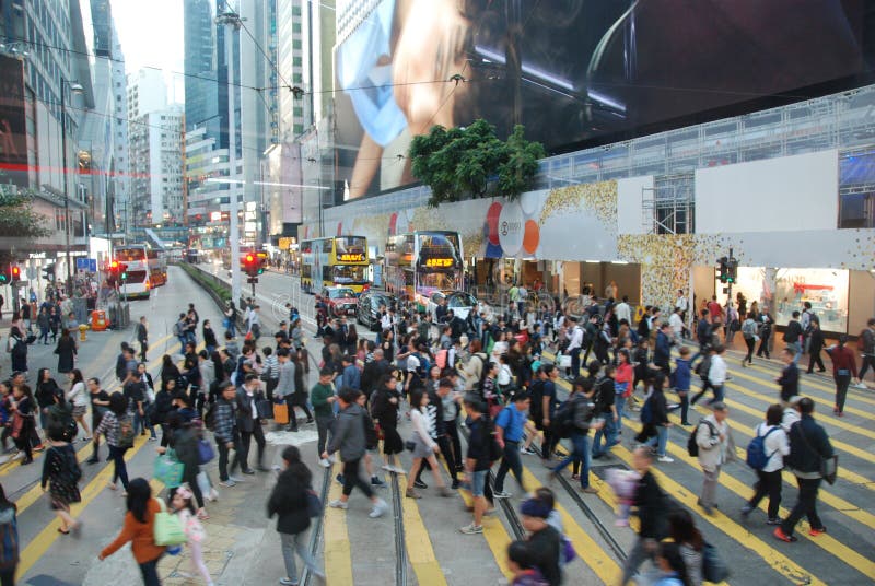 The people of Hong Kong editorial image. Image of modern - 155696375