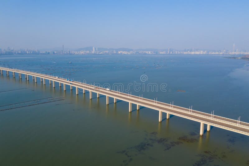 Shenzhen Western Corridor stock image. Image of city - 243718581