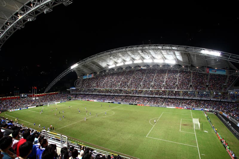 Hong Kong Stadium editorial stock photo. Image of night - 22554138