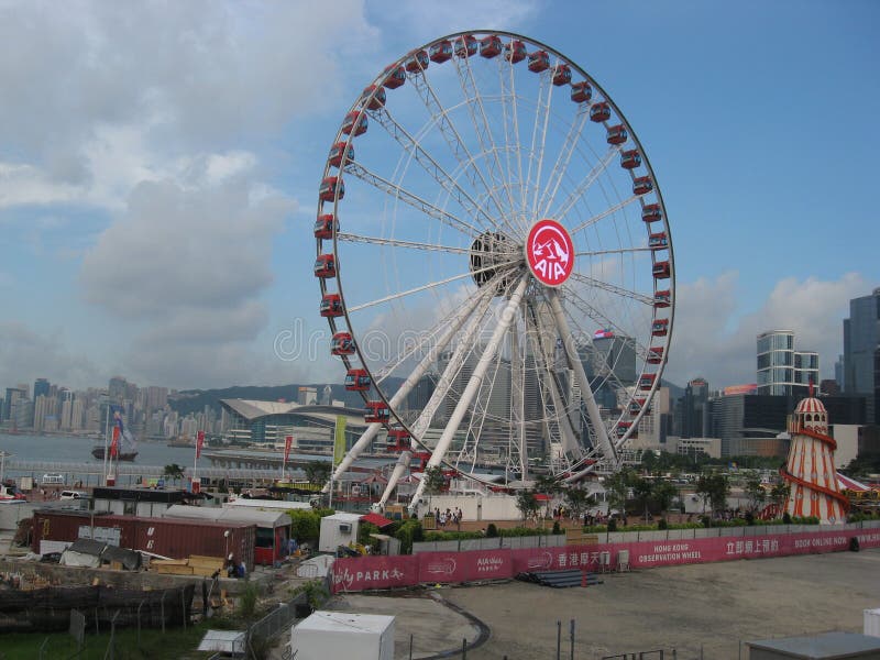 Hong Kong State Observation Wheel, Central Hong Kong Editorial Stock ...