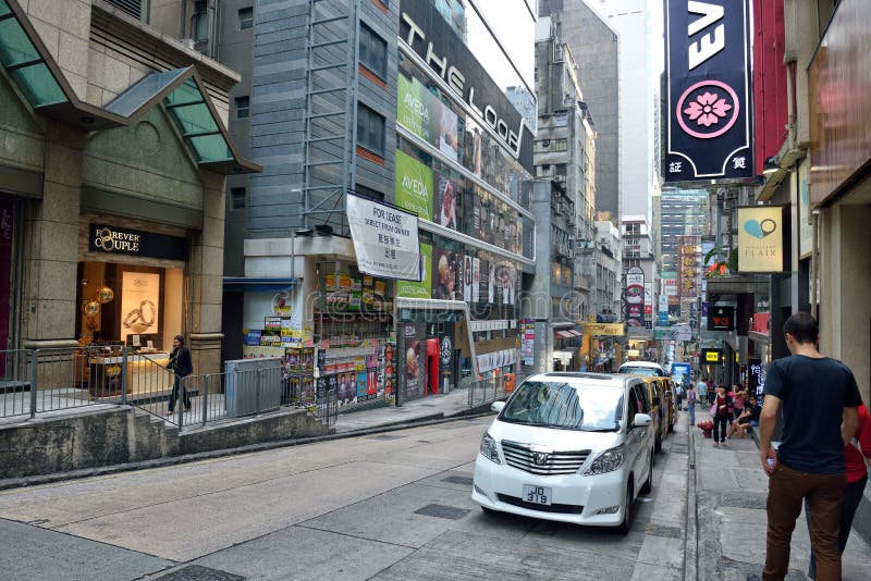 Hong Kong Street View editorial photo. Image of group - 36362296