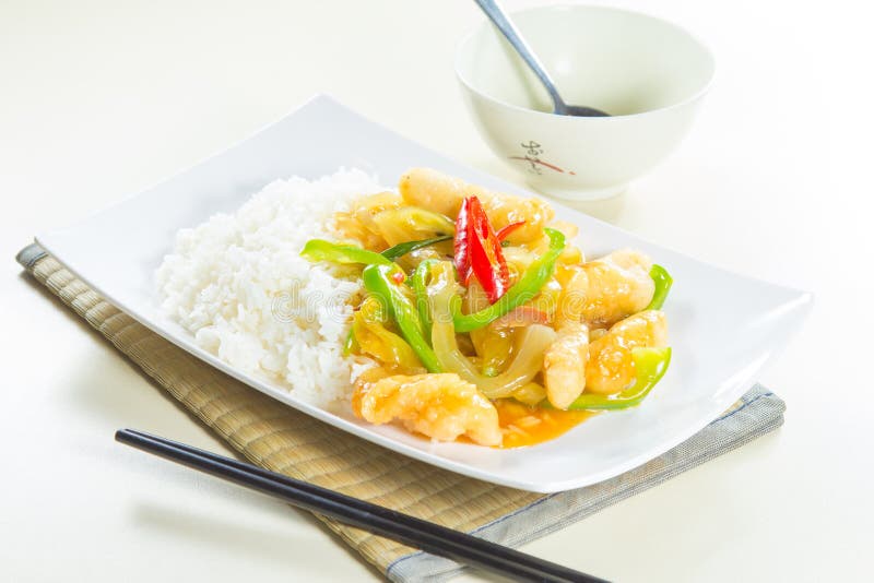 Hong Kong Style Rice with Meat Stock Photo - Image of asian, cooking ...