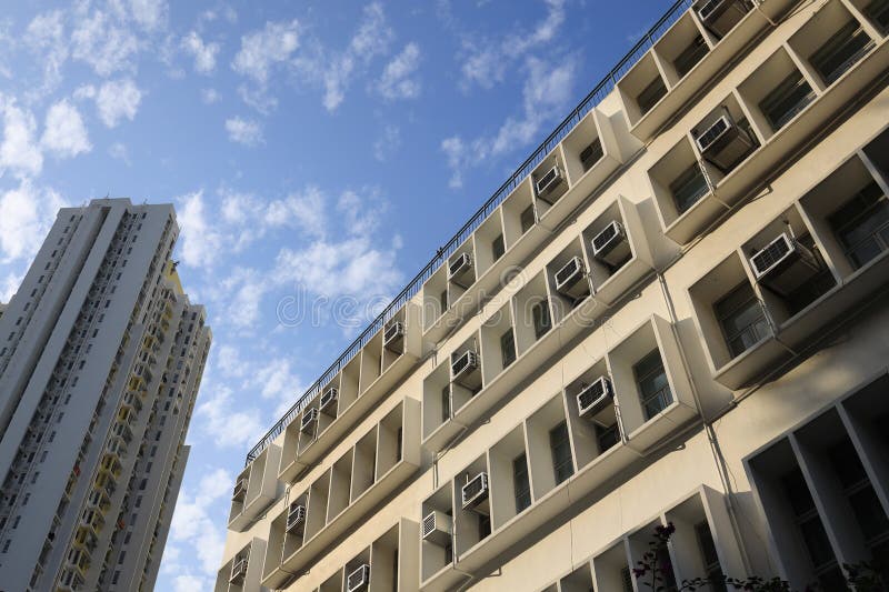 The Hong Kong Style School Building at SSP Jan 7 2024 Editorial Image ...