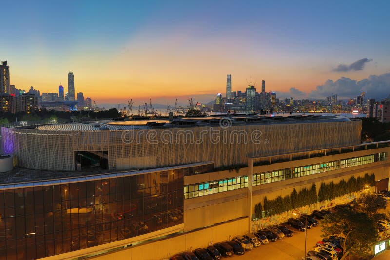 Hong Kong Sunset View by the Fall Season Editorial Stock Image - Image ...