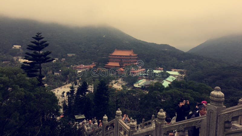 Hong Kong Tample stock image. Image of village, hill - 280025393