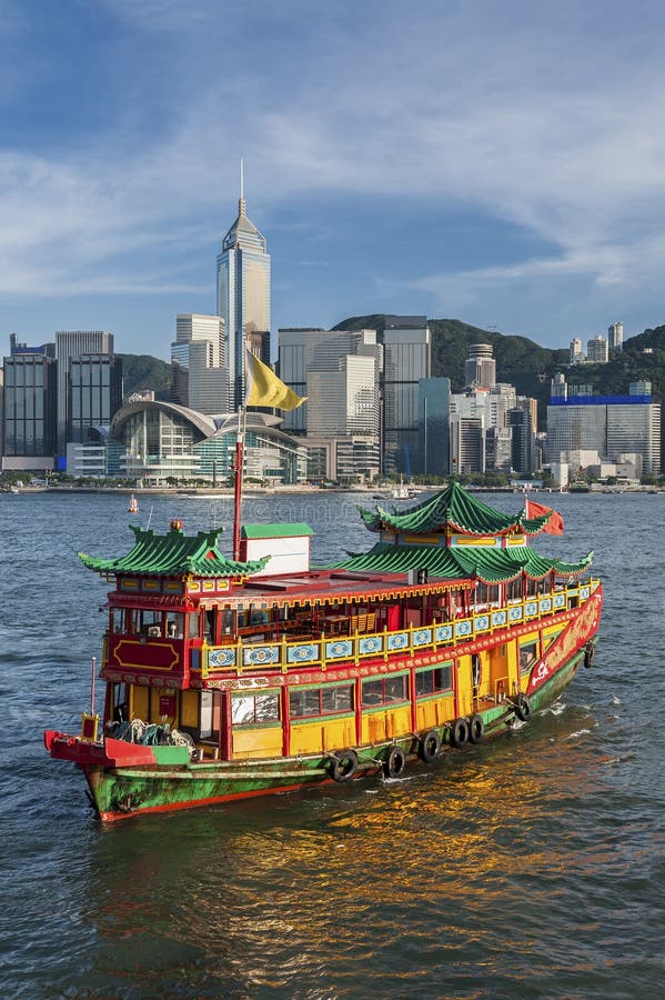 Tai Pak Floating Restaurant in Hong Kong Editorial Image - Image of ...