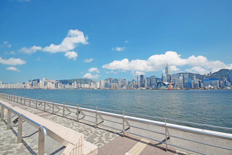 Hong Kong waterfront stock photo. Image of chinese, kong - 21053374