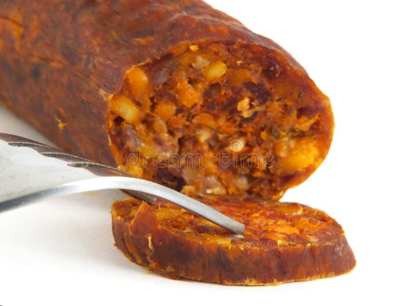 Hongaarse, Eigengemaakte Worst (salami) Close-up Stock Foto - Image of ...