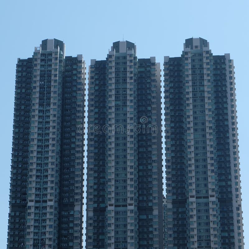 Hongkong building stock photo. Image of triple, hongkong - 86453076