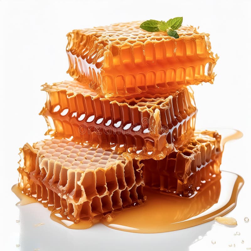 Honigwaben stock abbildung. Illustration von gesund - 329308658
