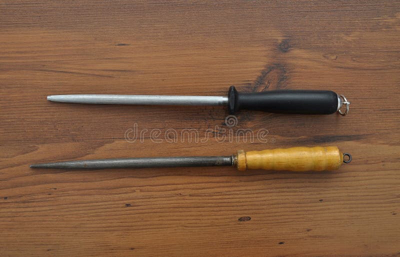 Honing steel stock image. Image of bright, handle, structure - 55467821