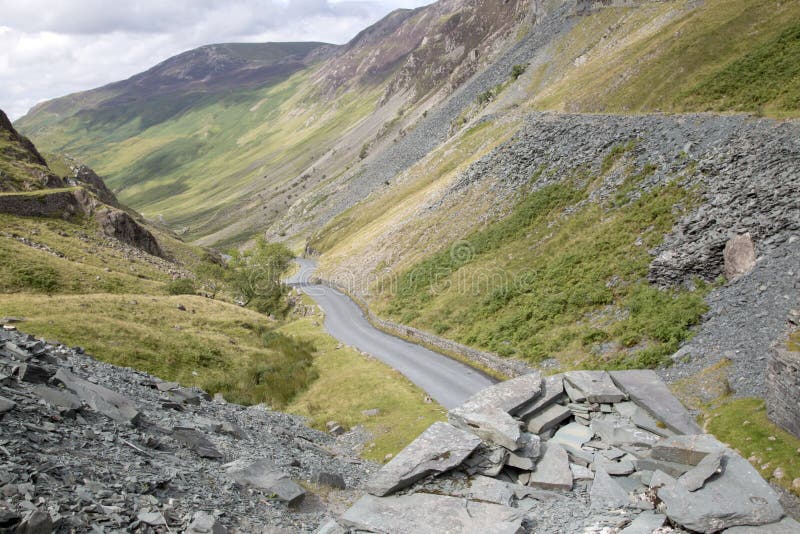 Honister Pass; Lake District; England Stock Image - Image of honister ...