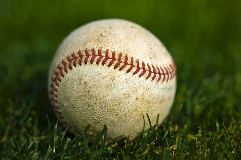 Honkbal stock foto. Image of honkbal, looppas, gras, lente - 6572132