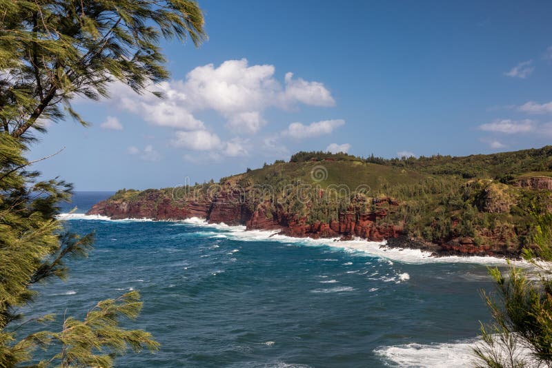 Honolua Bay on the Island of Maui Stock Image - Image of ocean, island ...