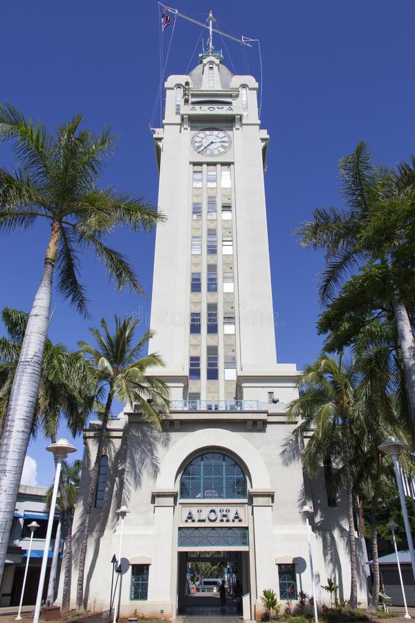 Honolulu City Lighthouse stock image. Image of vacation - 84881879