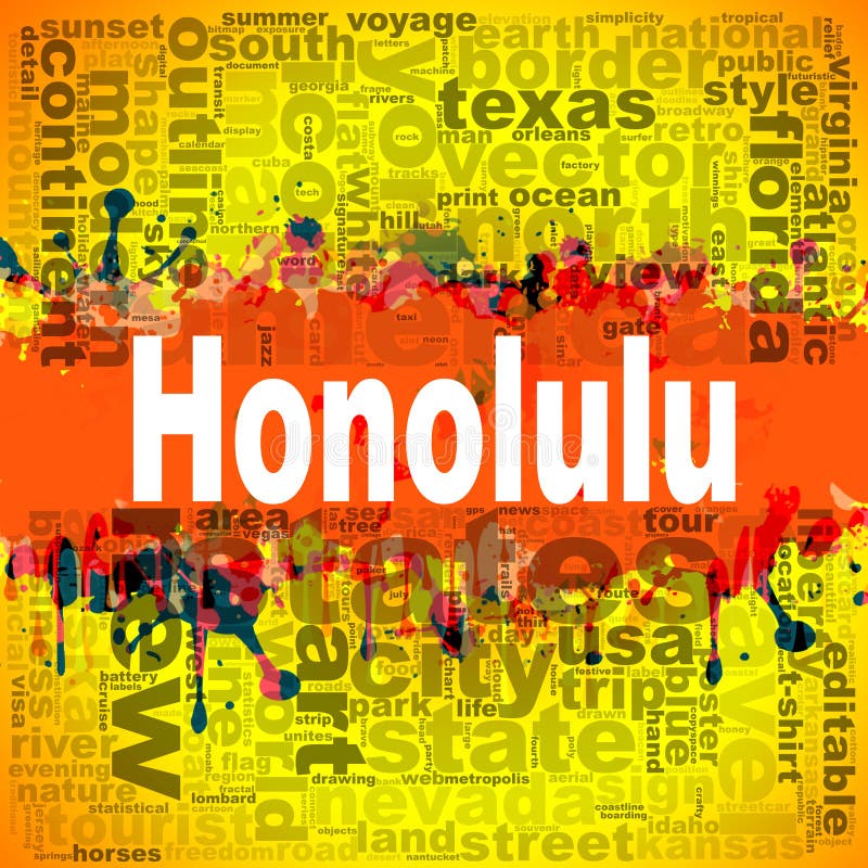 Honolulu Text Stock Illustrations – 209 Honolulu Text Stock ...