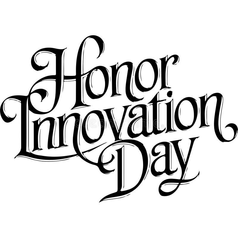 Honor Innovation Day Celebrates Creativity Stock Illustration ...