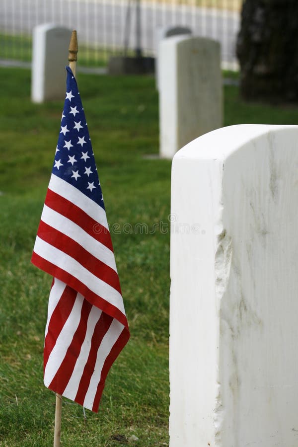 Honored Man Fallen for Freedom Stock Photo - Image of forces, cemetery ...