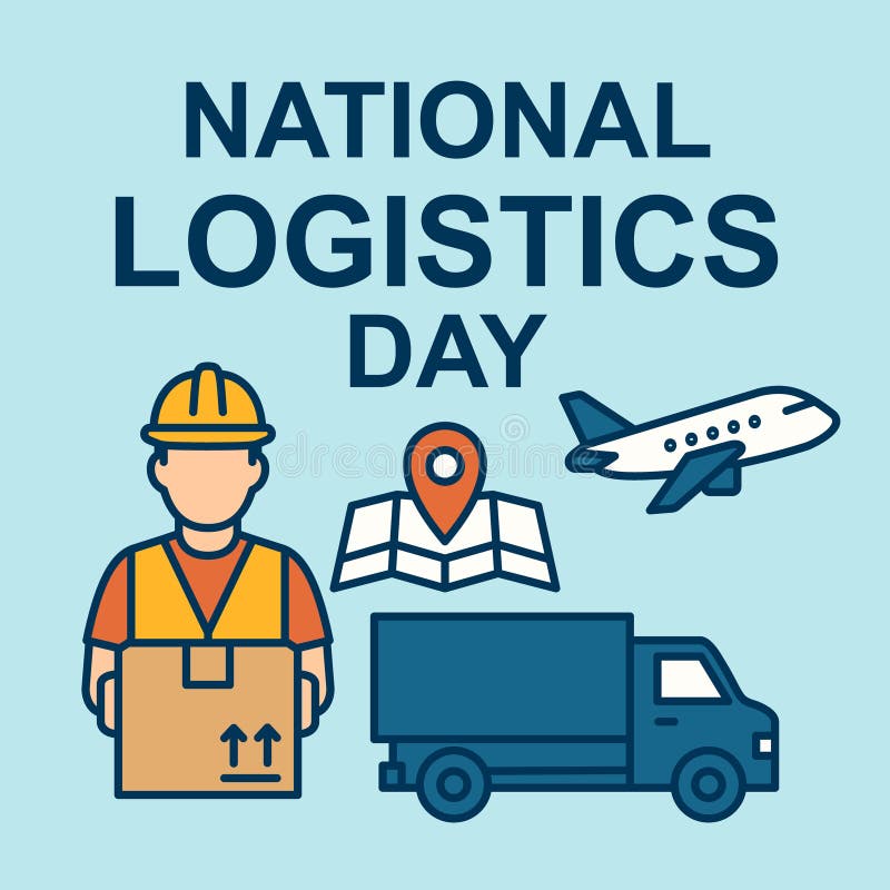 Honoring the Backbone of Global Commerce Stock Vector - Illustration of ...