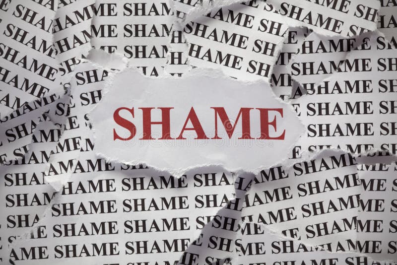 Honte photo stock. Image du papier, déchiqueté, culpabilité - 46089974
