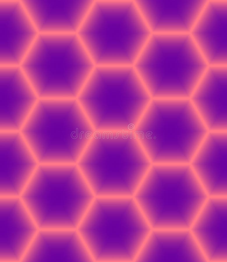 Honeycomb Gradient Seamless Pattern Stock Vector - Illustration of ...