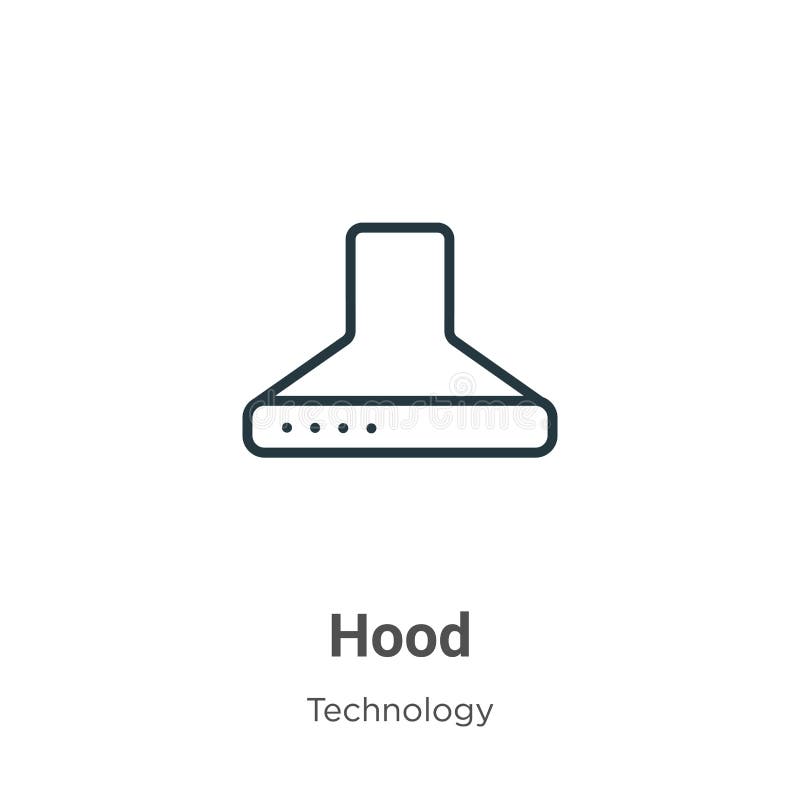 Hood Icon In Filled, Thin Line, Outline And Stroke Style. Vector ...