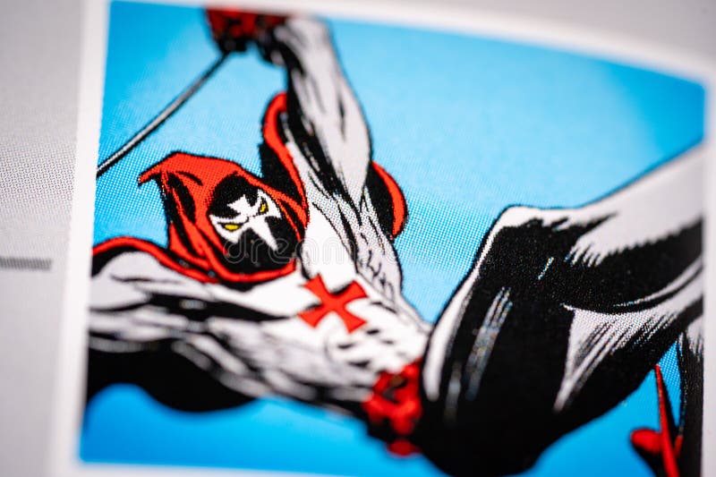 The Hood Superhero from a Comic Book. Editorial Image - Image of ...