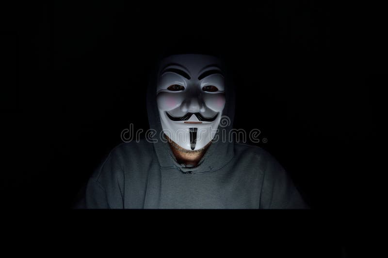 A hooded computer hacker editorial photography. Image of power - 31994287