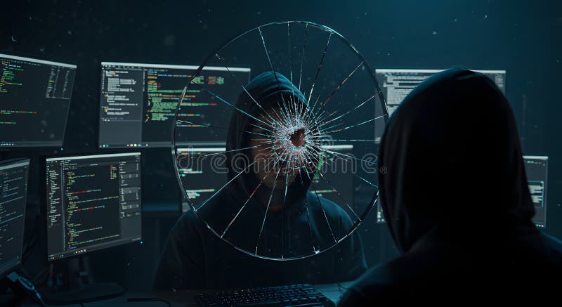 Ai Hacker Shattered Screen Stock Photos - Free & Royalty-Free Stock ...