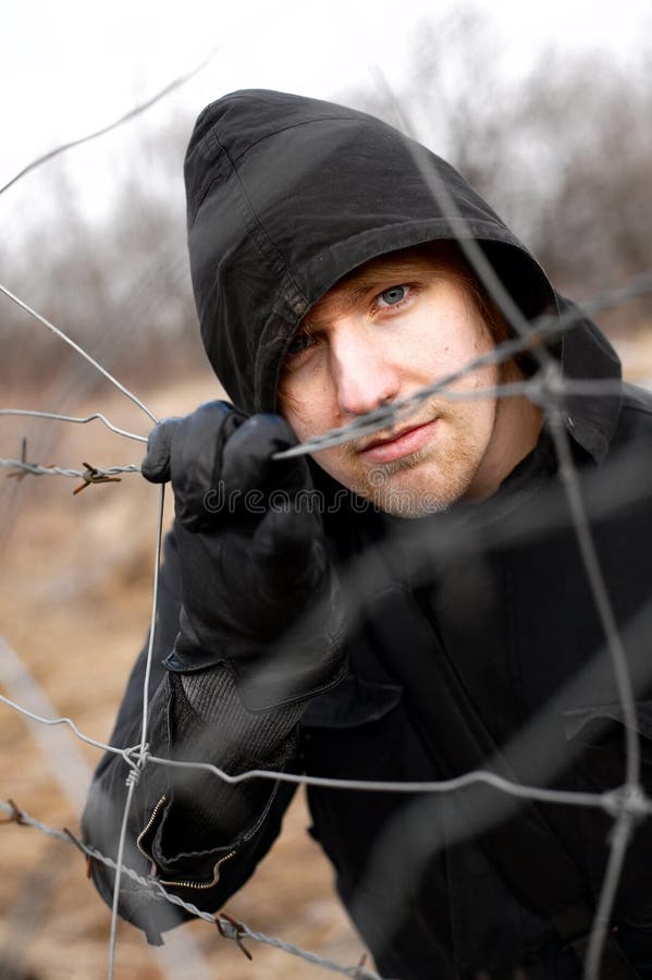Hooded man stock photo. Image of homeless, roam, helpless - 23563782