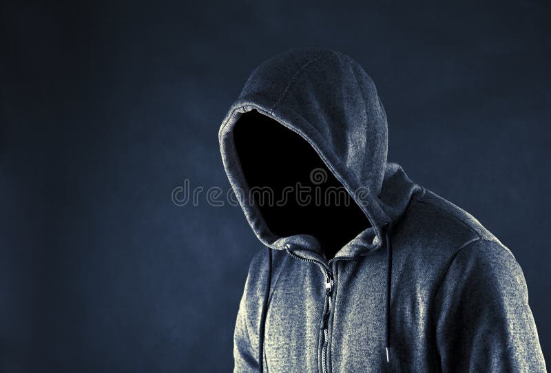 Hooded man stock photo. Image of spooky, hoodie, bandit - 78672994