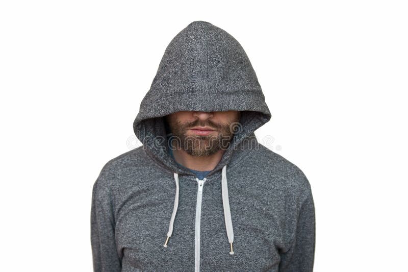 Hooded man stock photo. Image of concept, delinquency - 40965814