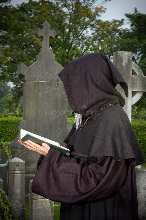 Hooded monk stock photo. Image of christian, church, religious - 34490904