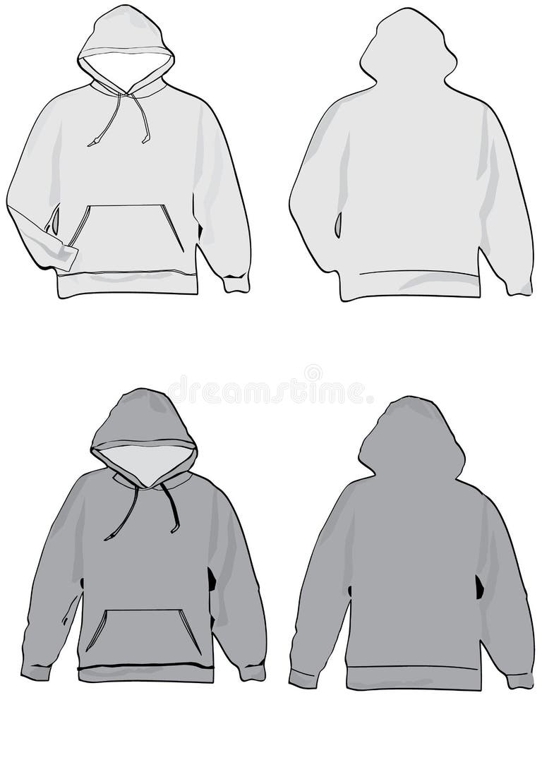 Hooded Sweater Stock Illustrations – 3,105 Hooded Sweater Stock ...