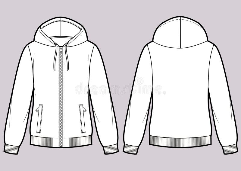 Hooded Sweat Outline Stock Illustrations – 156 Hooded Sweat Outline ...